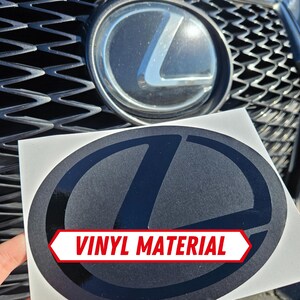 2015-2018 Lexus RC350 Stealth Vinyl Decal Emblem Overlay Wrap Front ...