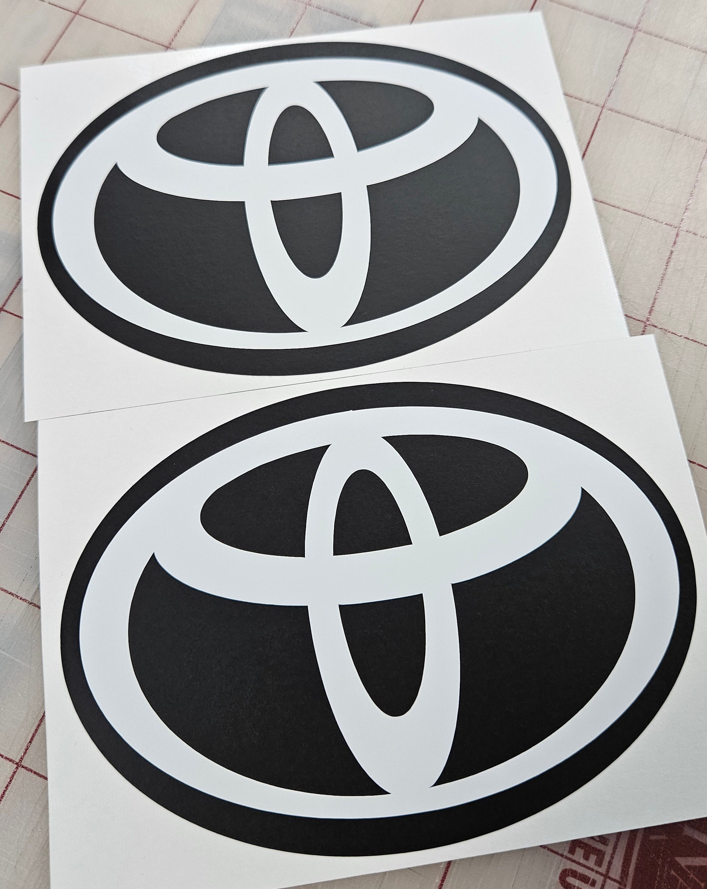 2022 - 2025 Toyota GR86 Coupe Emblem Vinyl Overlay Decals Set Front ...