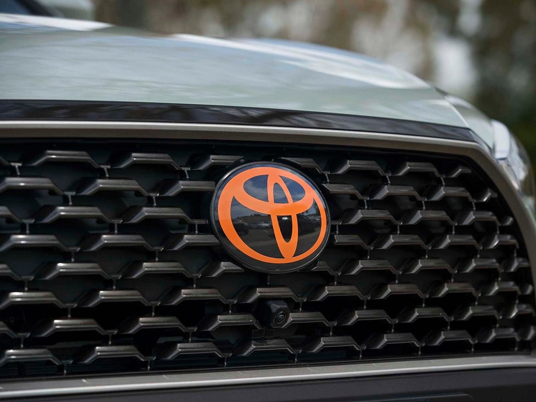 2021 - 2025 Toyota Corolla Cross Front Emblem Vinyl Overlay Decal ...