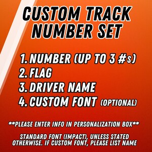 Vintage HKS Power Inspired Track Racing Numbers Set Custom Name, Flag ...