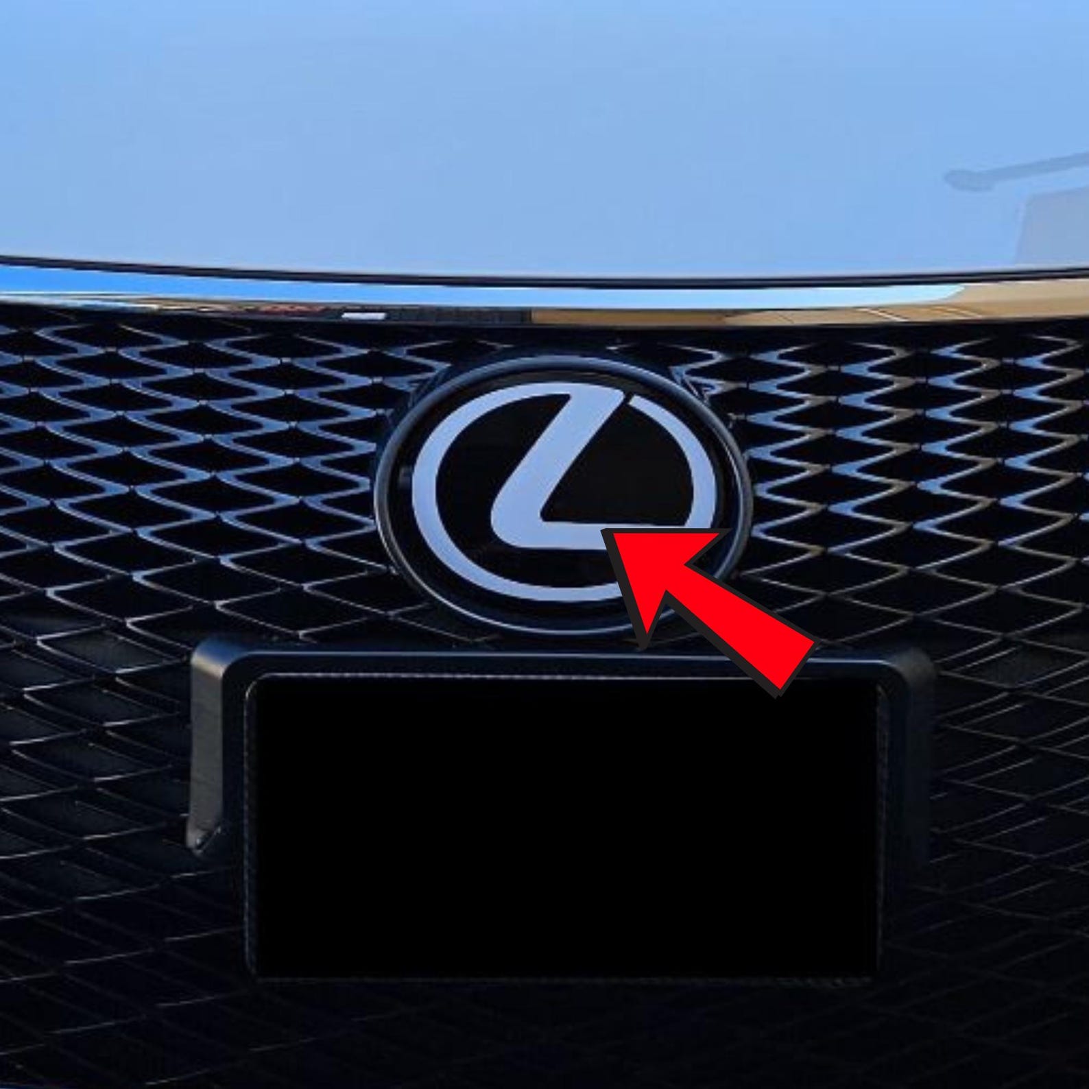 2015-2018 Lexus RC350 Vinyl Decal Emblem Overlay Cover Front Grille | F ...