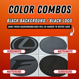 2024+ Lexus GX550 Front Stealth Vinyl Emblem Overlay Decal Wrap - Etsy