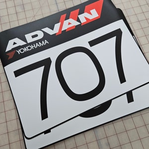 Track Racing Numbers Set Custom Logo or Team | Vinyl Sticker or ...