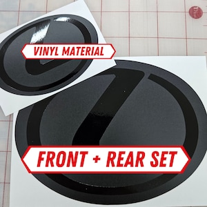 2016 - 2022 RX350 Stealth Lexus Emblem Vinyl Decal Overlay Set Front ...