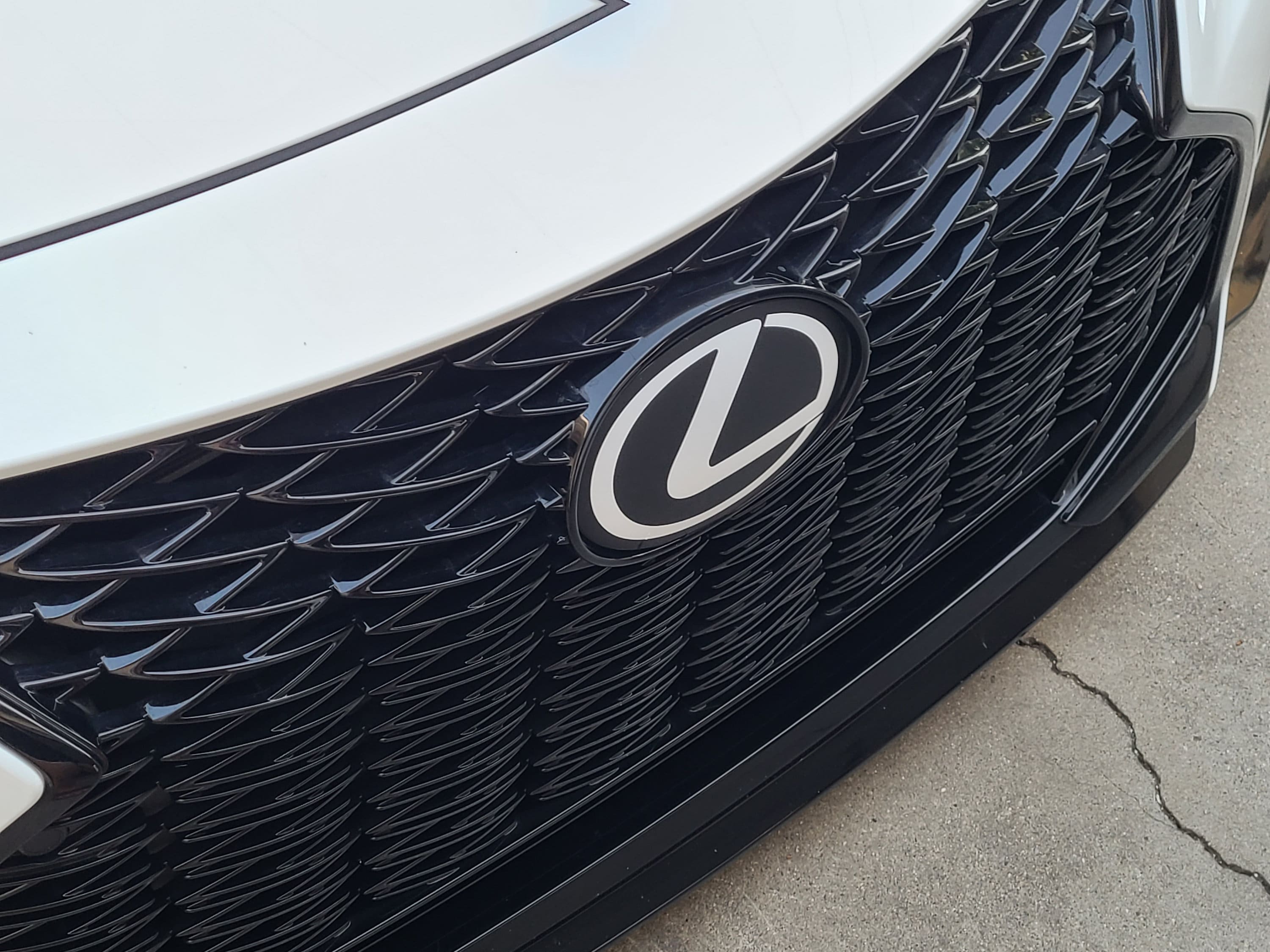 Lexus Emblem Front Vinyl Overlay F-sport | 2014+ IS350, IS250, IS200T ...