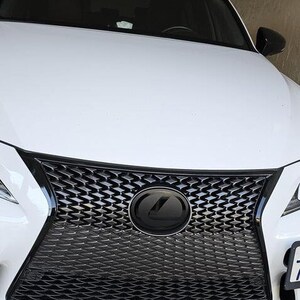Stealth Lexus Emblem Front Vinyl Overlay 2014 Lexus IS 2019 ES 2023 RX ...