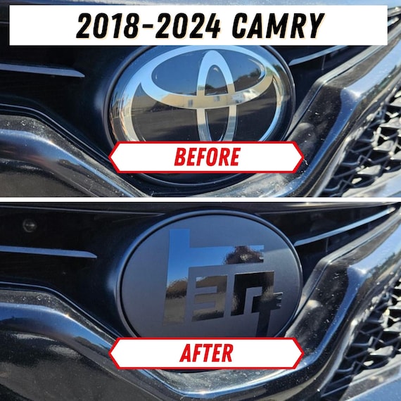 2018 camry front emblem overlay store