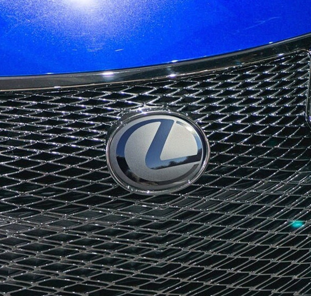 2015-2024 Lexus RCF Stealth Vinyl Decal Front Emblem Overlay Cover Wrap ...