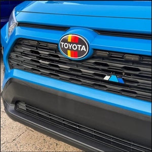 2016 - 2025 Toyota RAV4 Retro Front Vintage Heritage Stripes TRD Emblem ...
