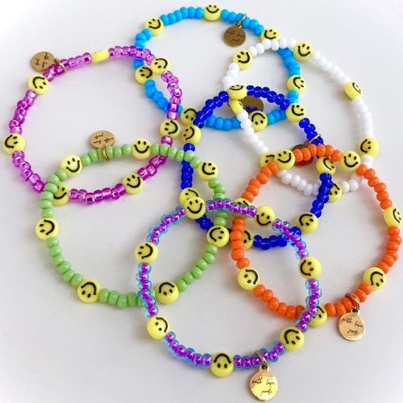 Smile Face Bracelet - Etsy