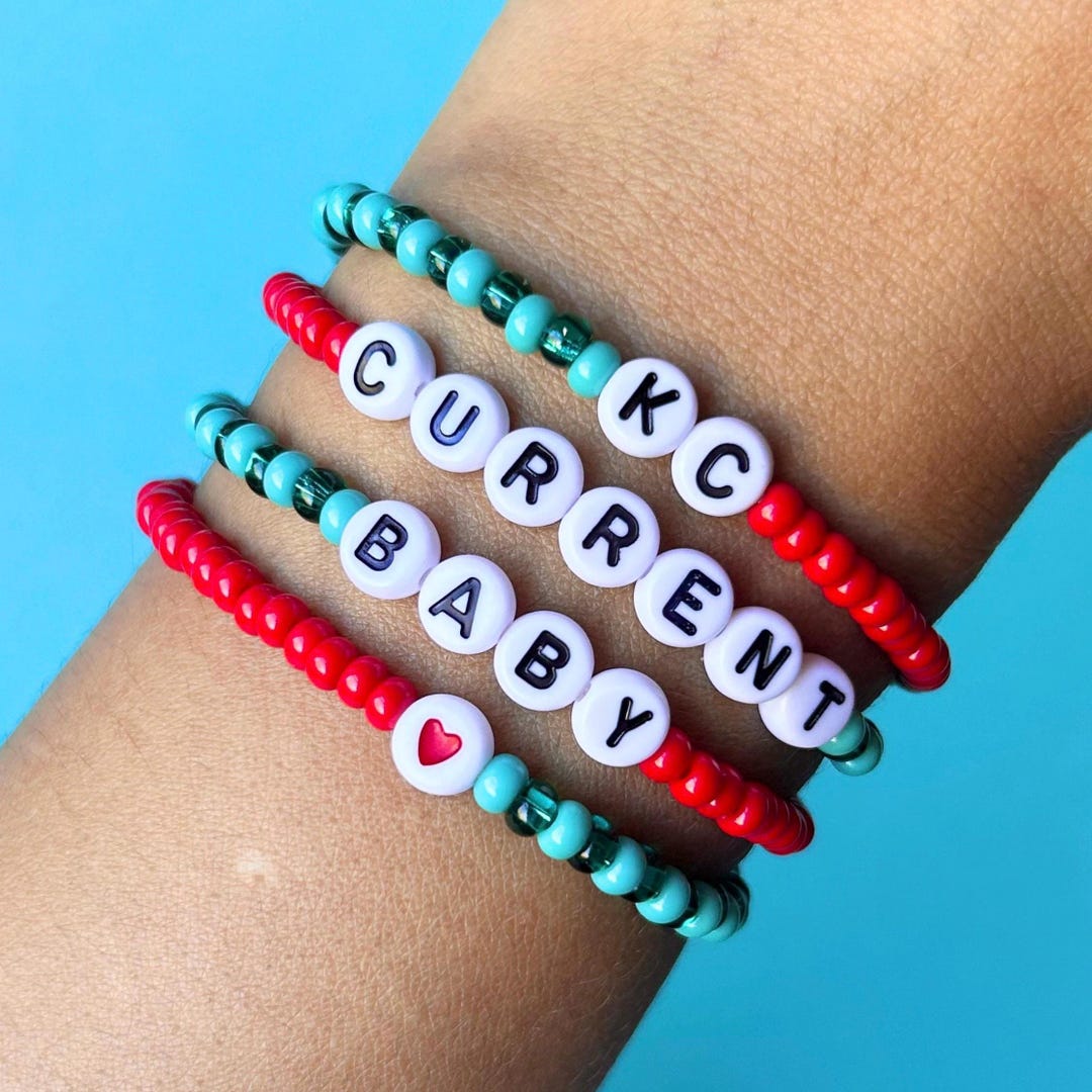 KC Current Bracelets, Kansas City Baby Jewelry, Teal Wave Love ...