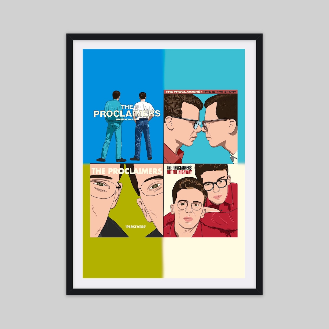 The Proclaimers Artwork Print - Album Covers Digital Art - Etsy