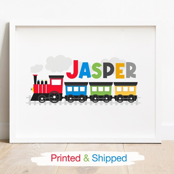 Steam Train Name Print - Etsy