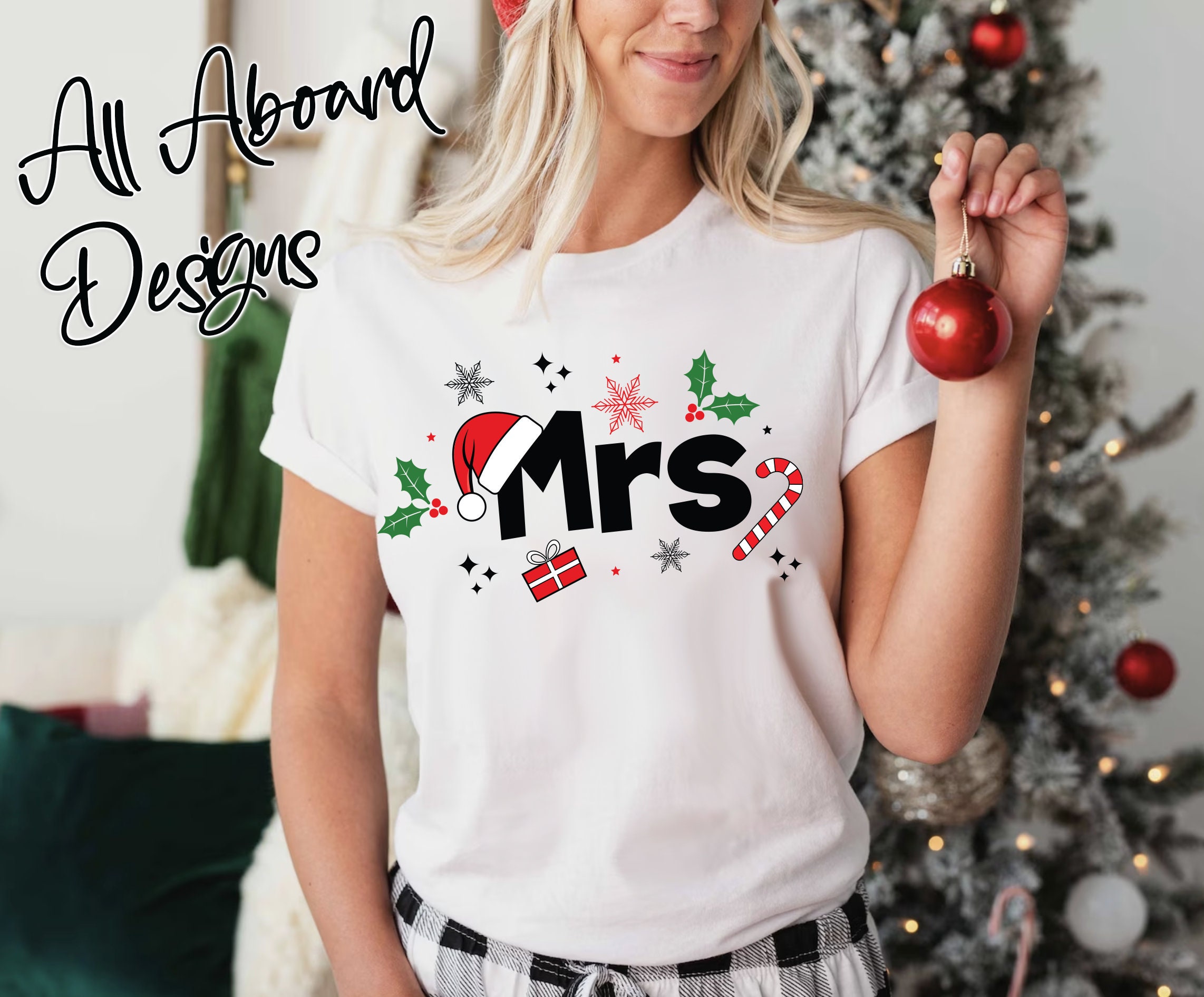 Mr and Mrs Xmas Shirt Pngs, Family Christmas Vacation, Mr and Mrs Claus ...