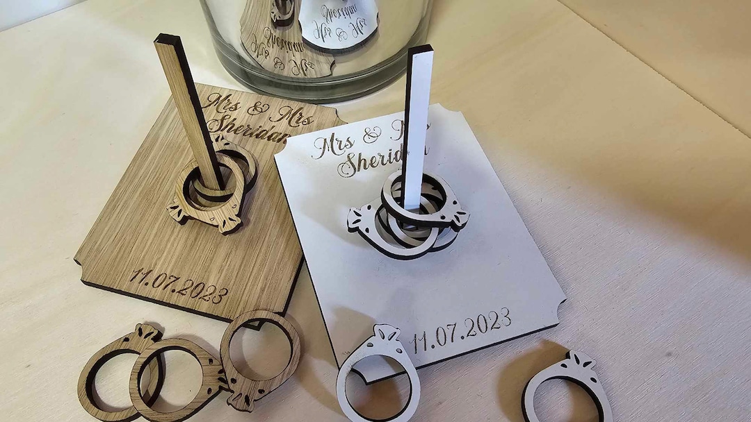 Personalised Table Top Wedding Games | Wedding Favours | Wedding ...