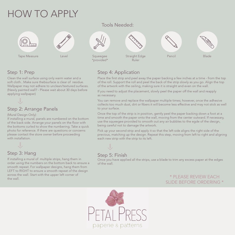 Poppy Floral Botanical Wallpaper Luxury Self-adhesive Fabric - Etsy