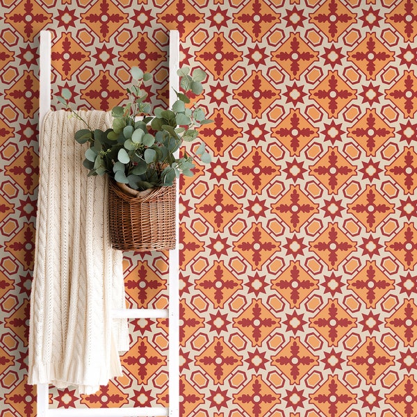 Moroccan Wallpaper - Etsy