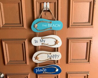 Hanging Flip Flop Sign - Etsy