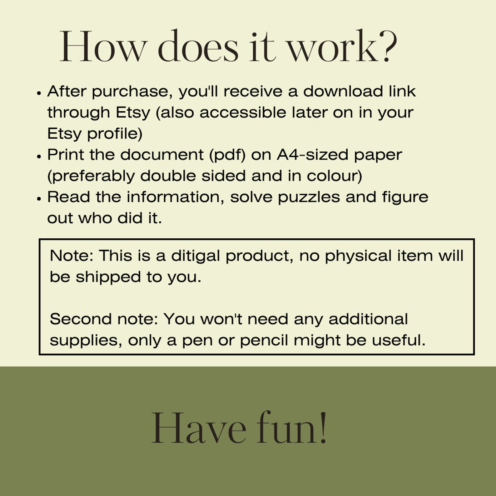 Printable Murder Mystery - Bleating Murder - Cozy Crime - Instant ...
