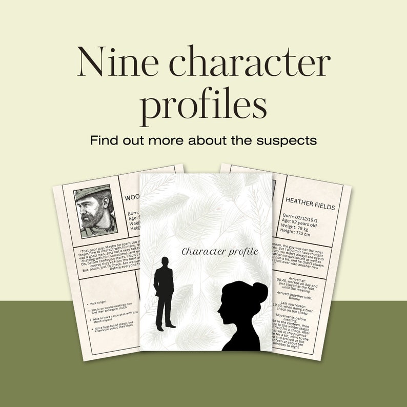 Printable Murder Mystery - Bleating Murder - Cozy Crime - Instant ...