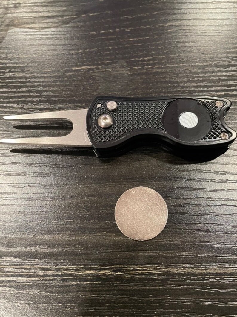 Spring Loaded Golf Ball Divot Tool Magnetic Ball Marker - Etsy