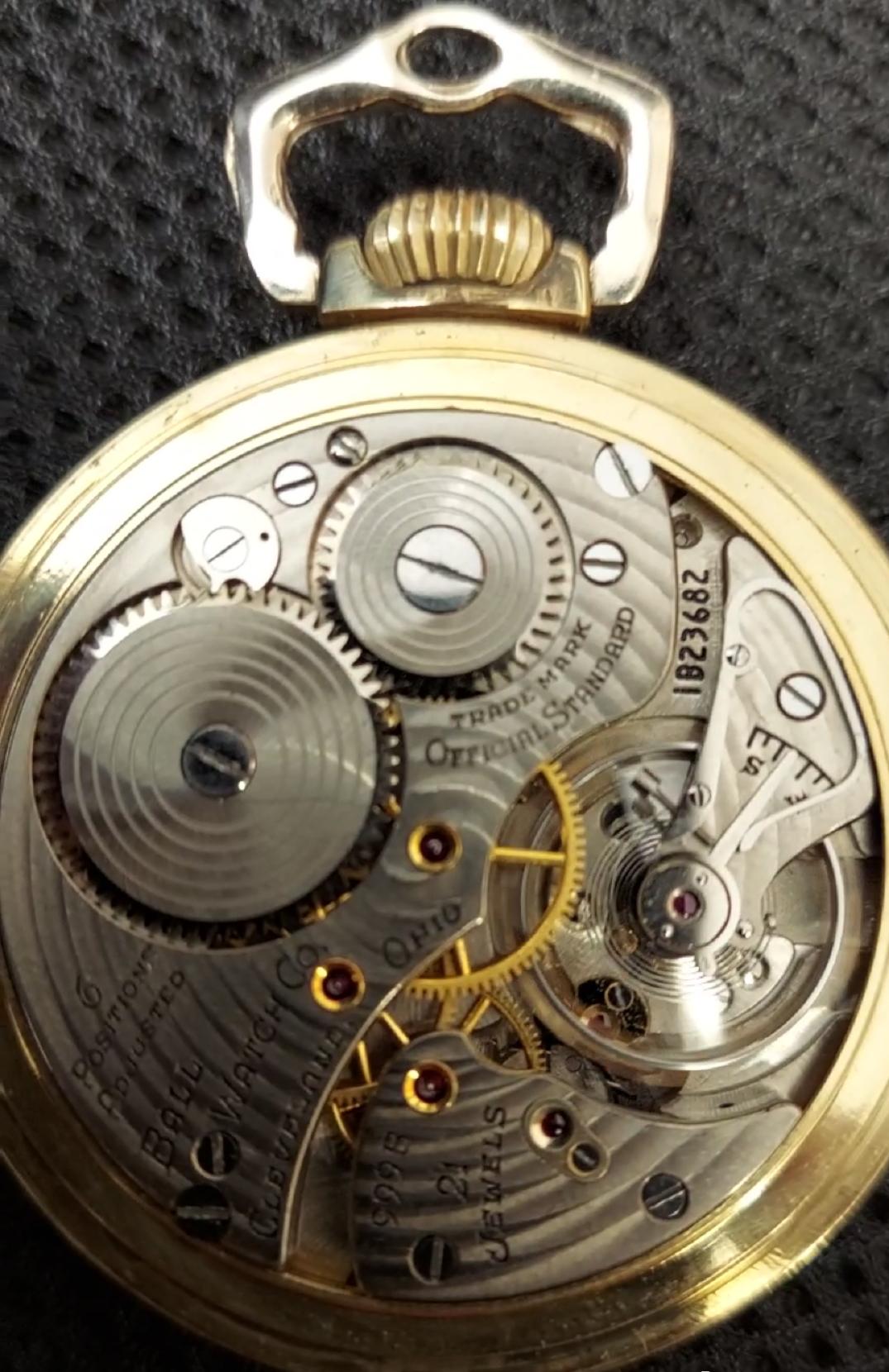 Hamilton Pocket Watch ball 999b 21 Jewels, Size 16, Railroad Grade - Etsy