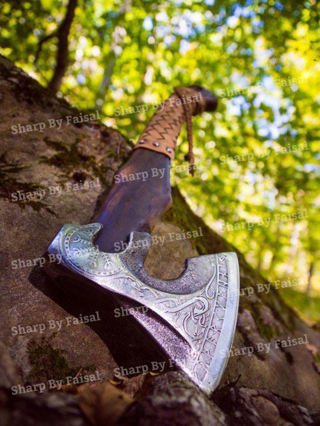 Personalized Hand Forged Viking Axe, Custom Made Viking Gifts for ...