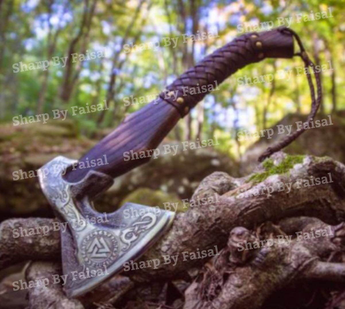 Personalized Hand Forged Viking Axe, Custom Made Viking Gifts for ...