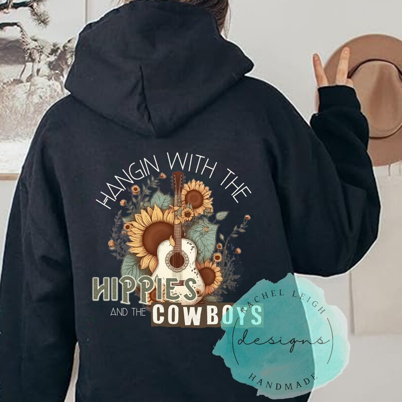 Cody Jinks Shirt, Hangin With the Hippies and the Cowboys PNG, Country ...