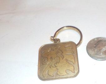 Lion Head Keychain | Etsy