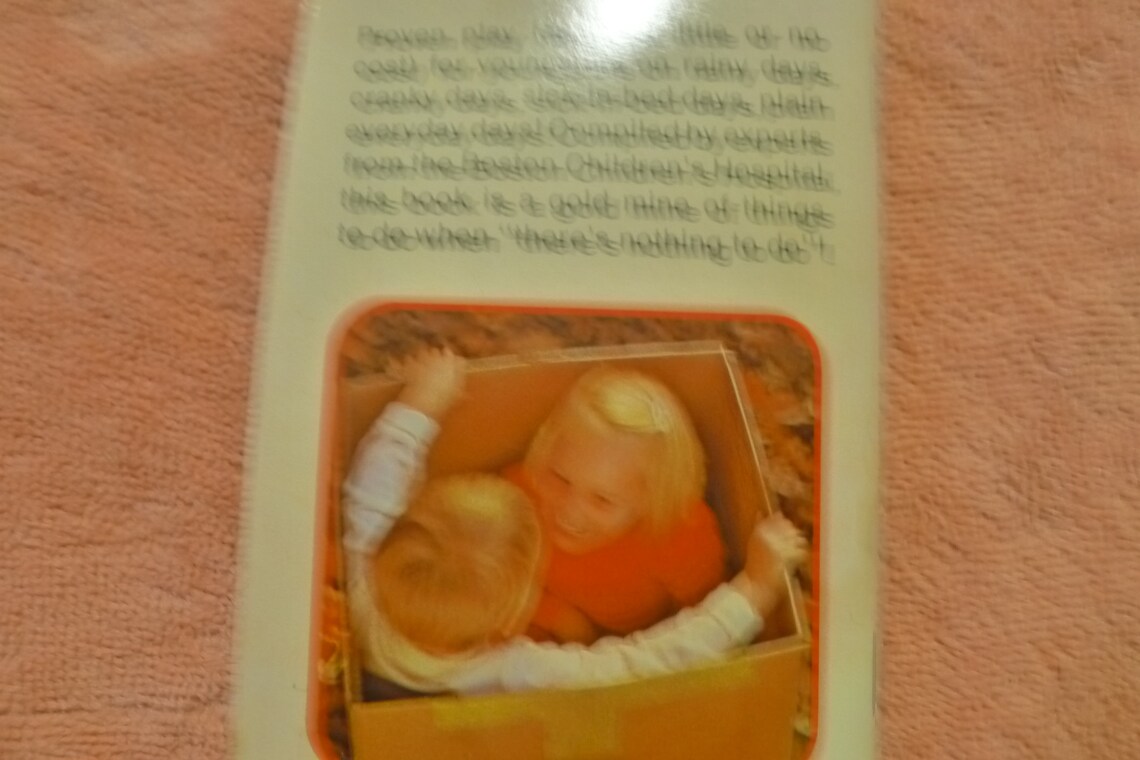 What to Do When there's Nothing to Do by Elizabeth Gregg 1971, Dell ...