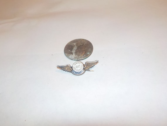 WWII Army Air Force AWS Observer Pin | Etsy