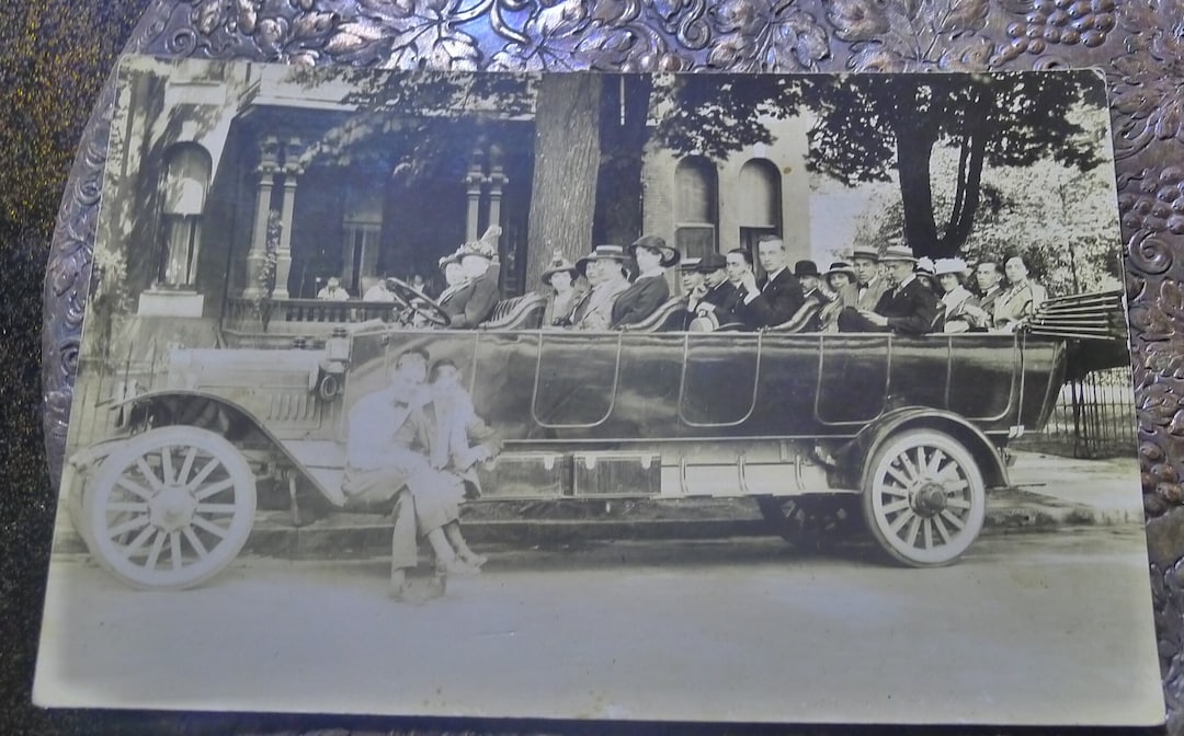 Convertible Top Bus/automobile. Real Photo Post Card. Circa 1910 ...