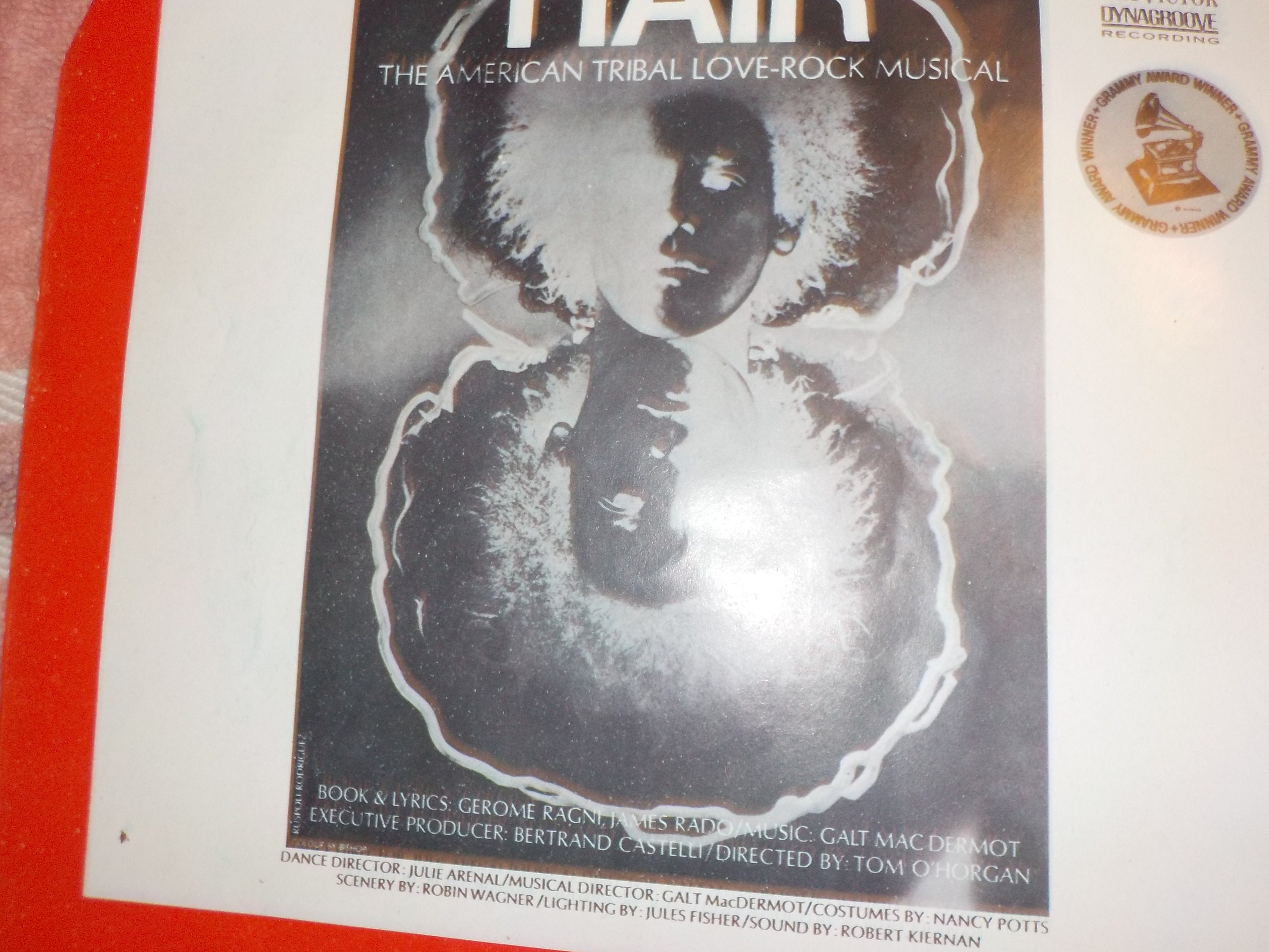 Hair. the American Tribal Love Rock Musical. Playbill. 1969 - Etsy
