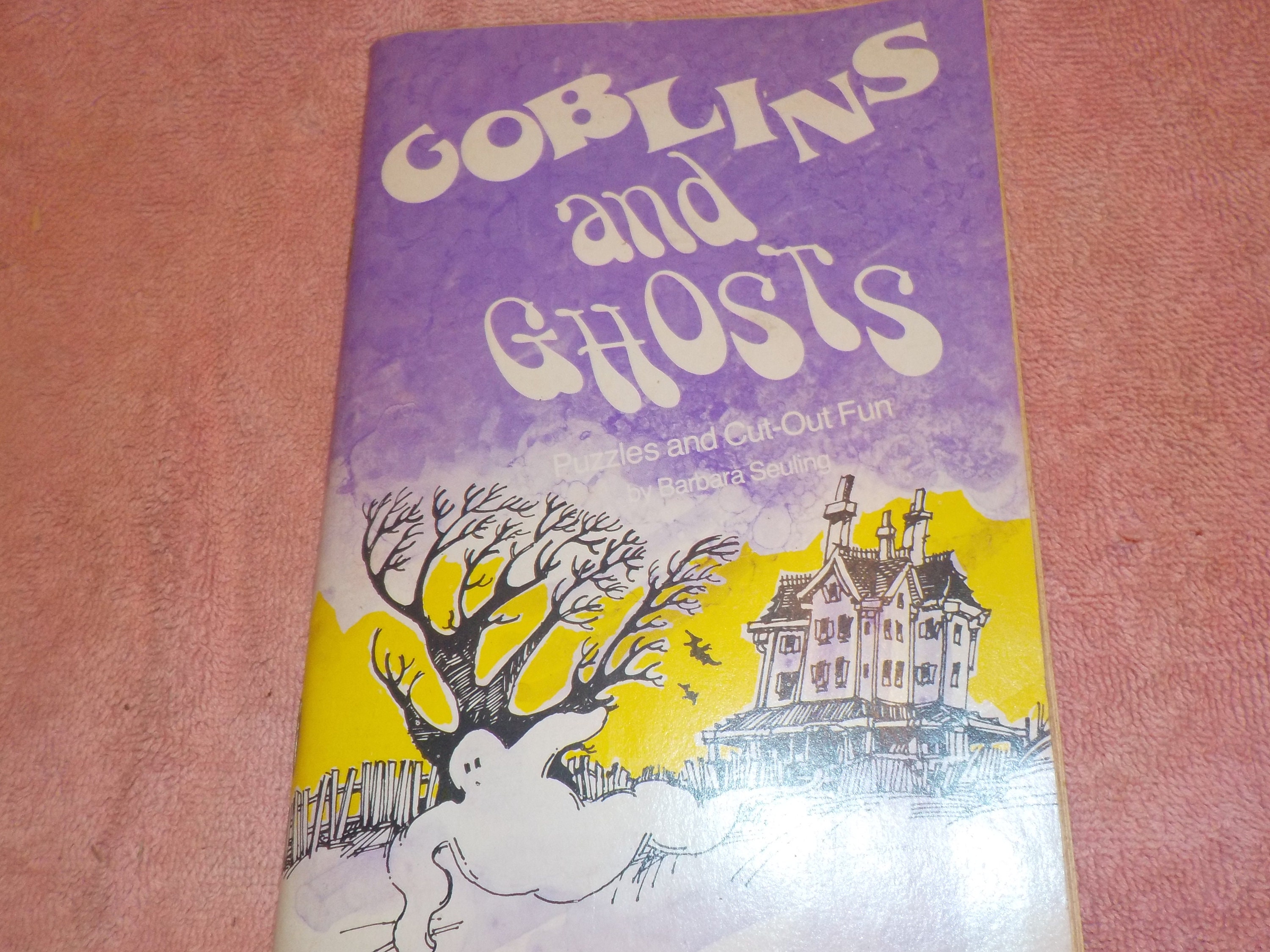 Goblins and Ghosts. Puuzzles and Cut-out Fun by Barbara Seuling 1980 - Etsy