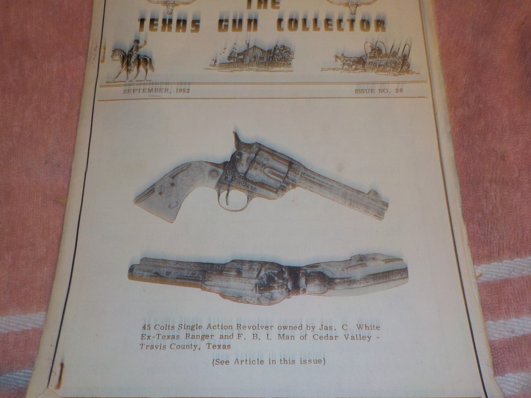 Texas Gun Collector Magazine, September, 1952 - Etsy