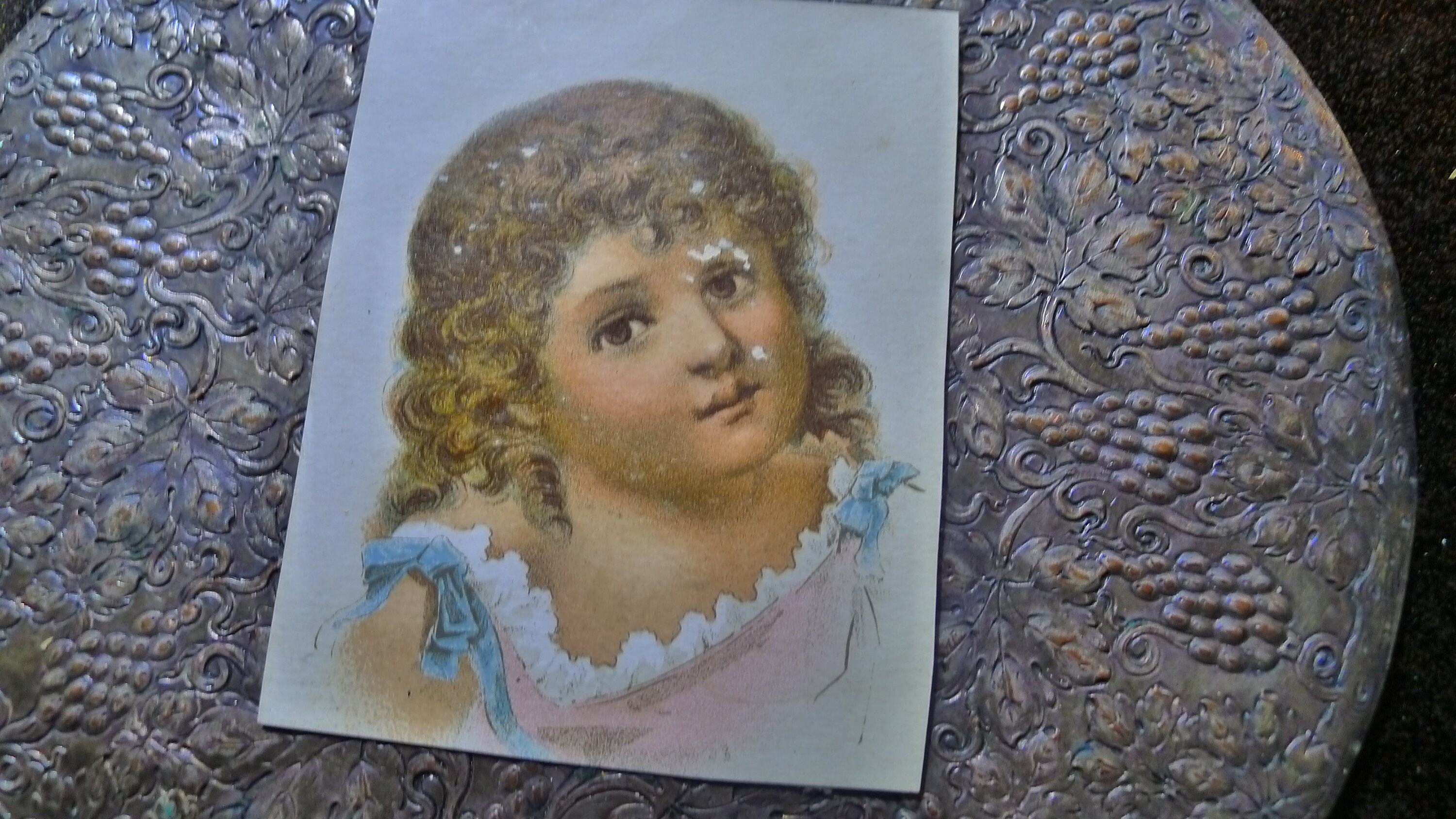 Sweet Little Girls. Circa 1880s. Chromolithography - Etsy
