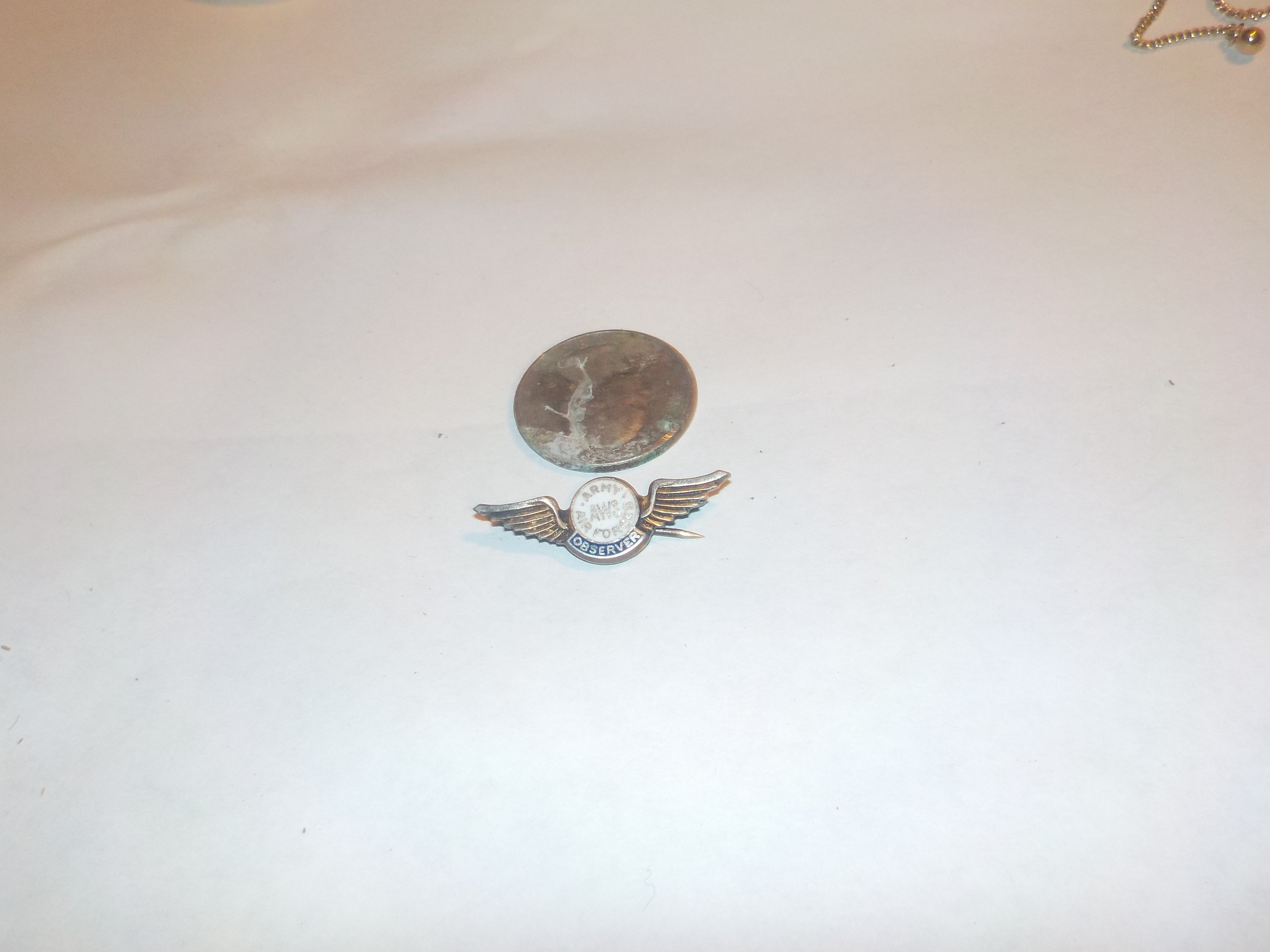 WWII Army Air Force AWS Observer Pin - Etsy