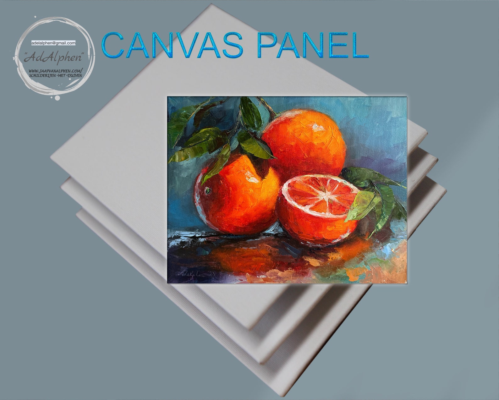 Oranges Mandarins Fruits Oil Painting, Food Kitchen Still Life - Etsy