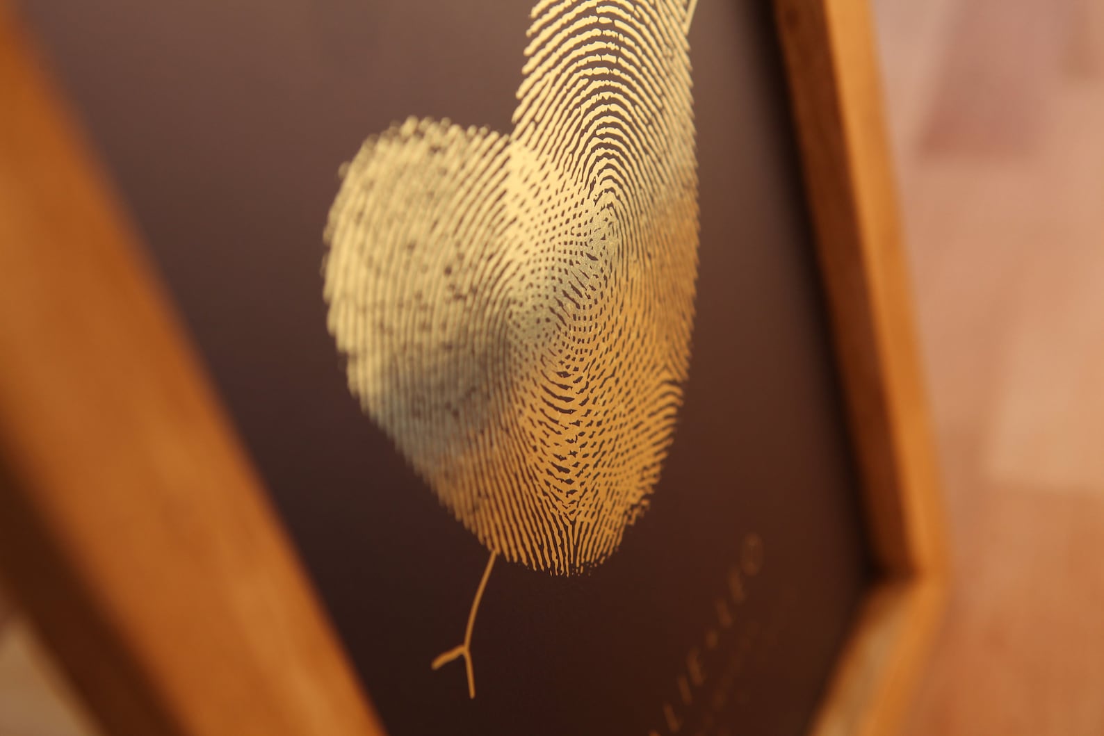 Personalized Fingerprint Frame Fingerprint by Name and Date - Etsy