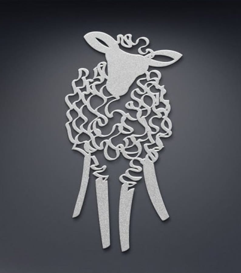 Sheep Metal Sign Sheep Wall Art Metal Sheep Yard Art Sheep - Etsy