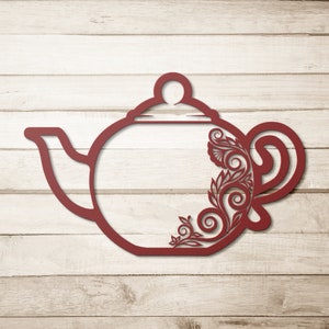 Teapot Wall Art, Tea Metal Wall Art, Tea Wall Art, Tea Signs for ...
