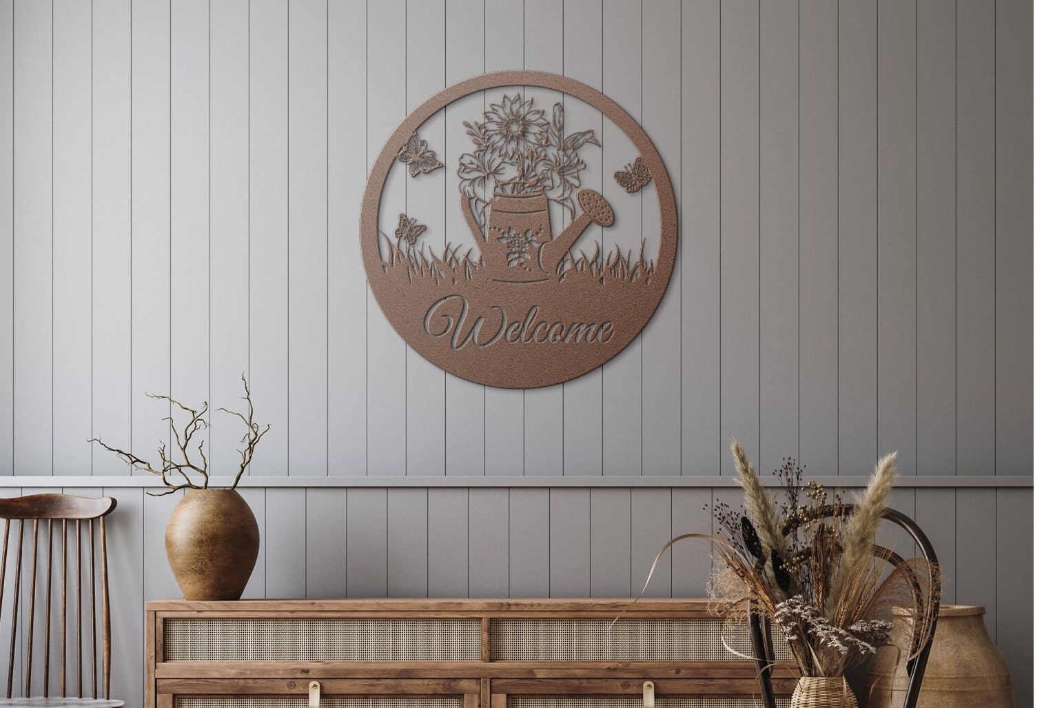 Welcome Garden Sign Garden Metal Sign Welcome Metal Wall - Etsy