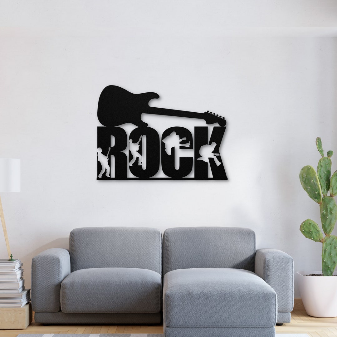 Music Metal Wall Art, Music Metal Sign, Music Wall Art Metal, Gifts for ...