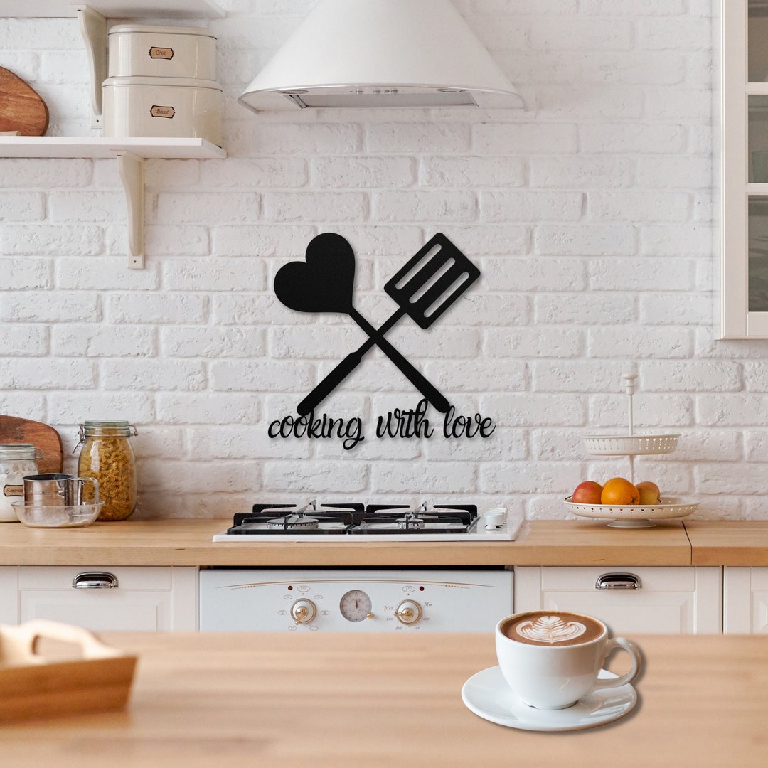 Kitchen Decor Wall Metal, Above Stove Decor, Kitchen Decor Above Stove ...