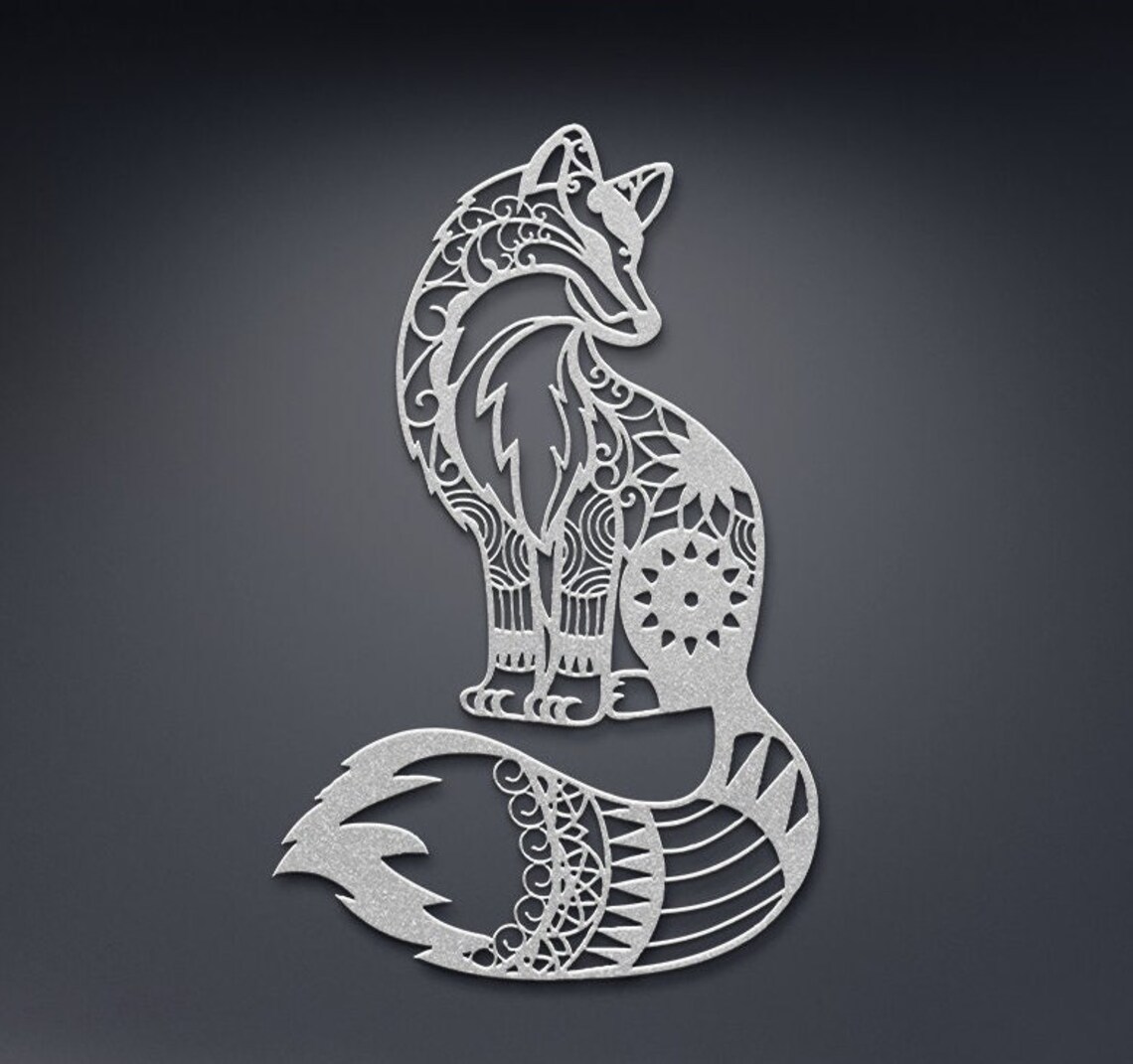 Fox Metal Wall Art Metal Fox Art Fox Wall Décor Fox Wall - Etsy