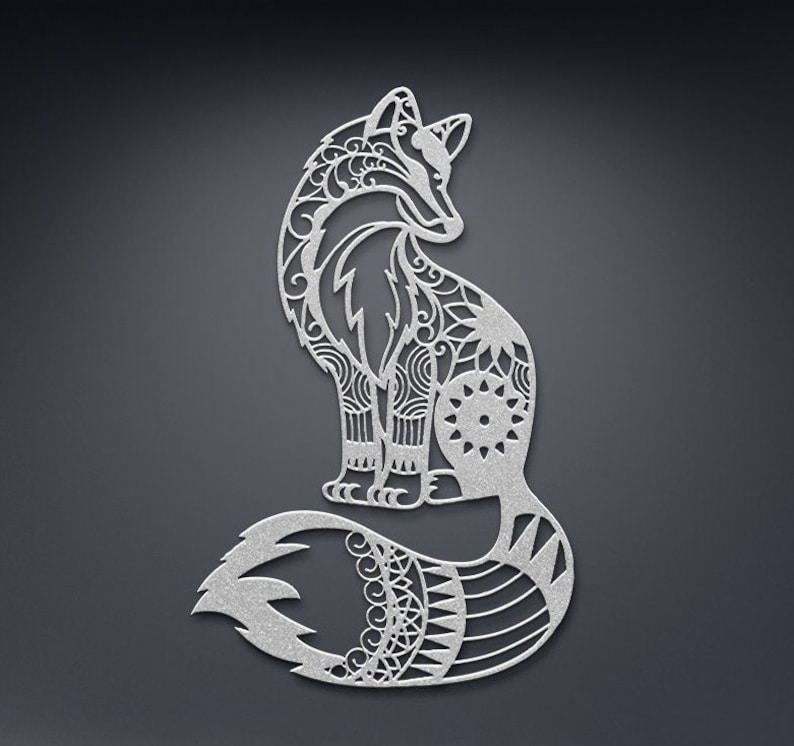 Fox Metal Wall Art Metal Fox Art Fox Wall Décor Fox Wall - Etsy