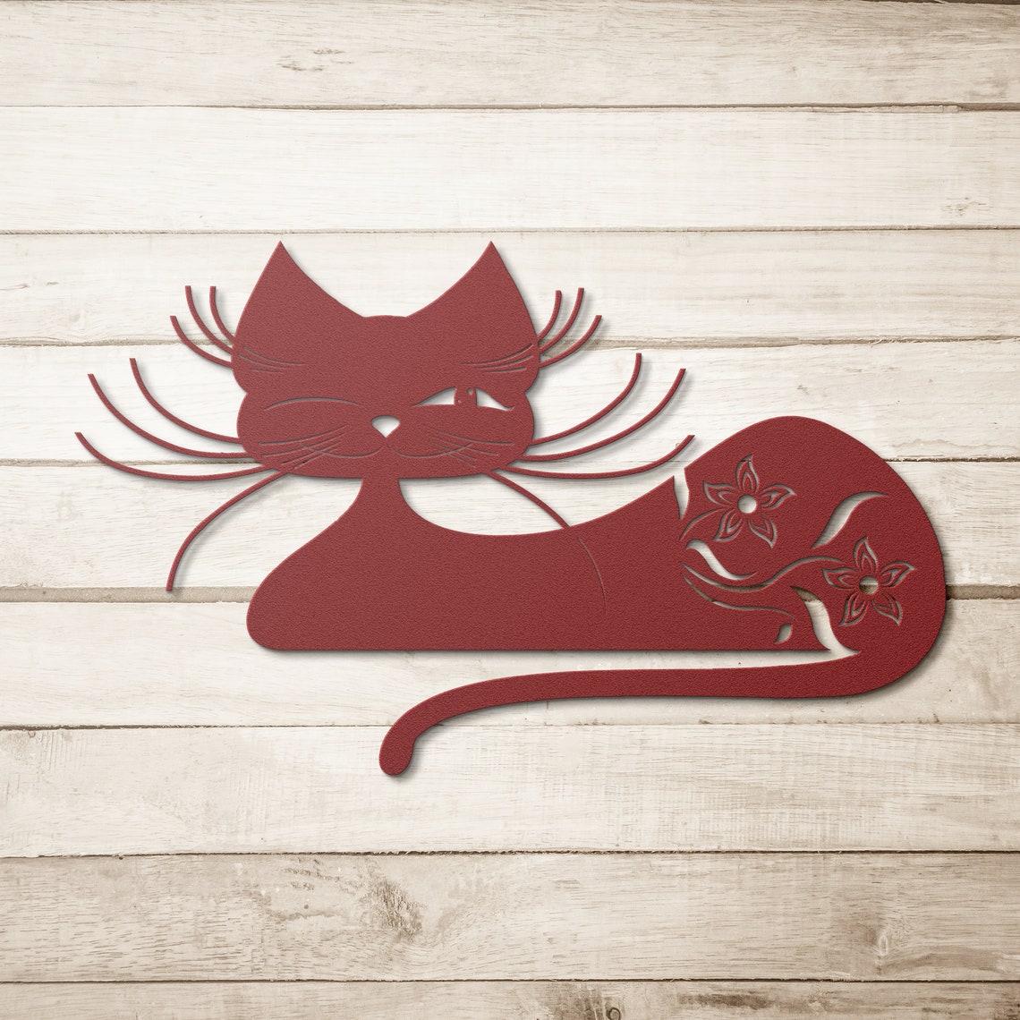 Cat Metal Wall Art Metal Cat Art Cat Wall Art Cat Decor for - Etsy