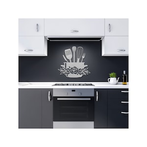 Kitchen Decor Wall Metal, Above Stove Decor, Kitchen Decor Above Stove ...