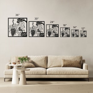 Metal Vine Wall Art, Vine Wall Decor, Metal Vine, Metal Sign Vineyard ...